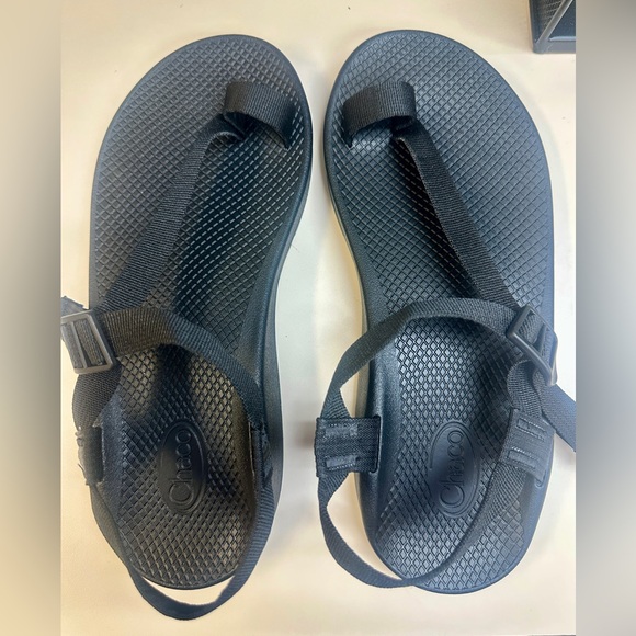 Chaco | Shoes | Chaco Black Adjustable Sandals | Poshmark